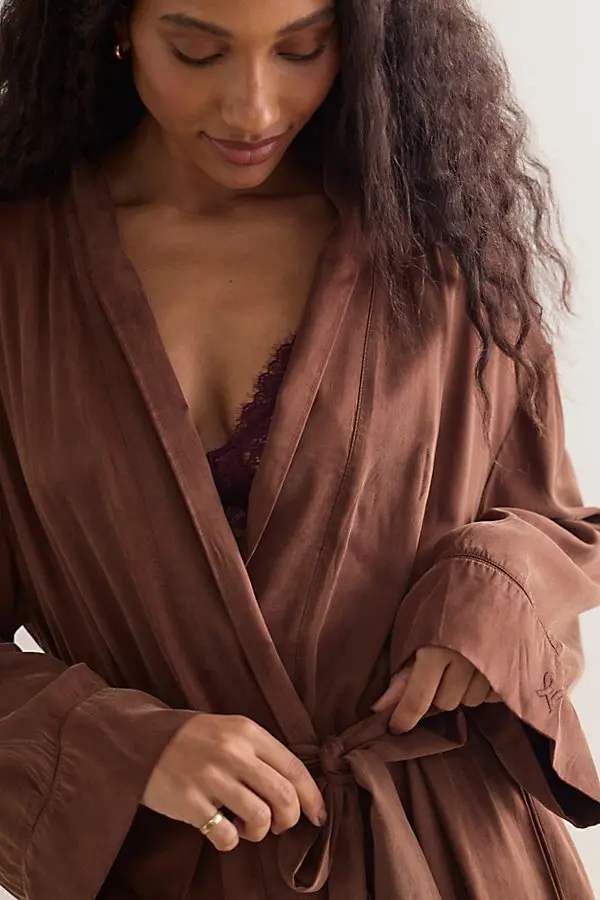 NUDEA Eco-luxe Robe - Cocoa