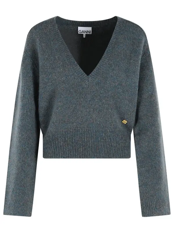 GANNI Wool Blend Sweater