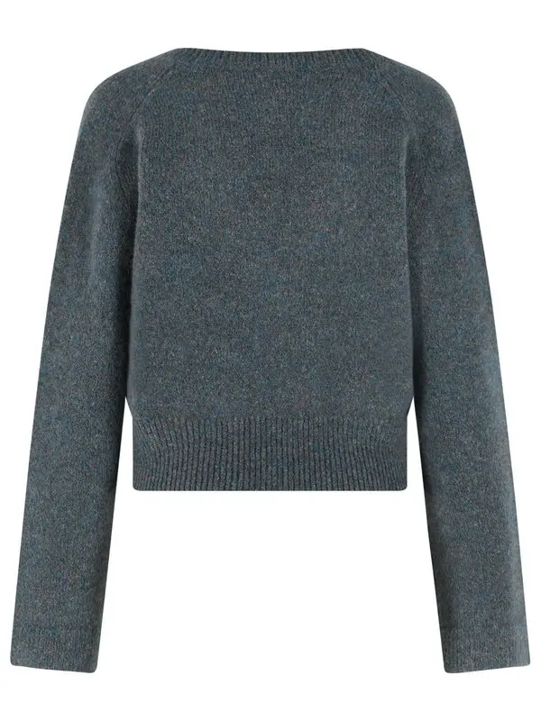 GANNI Wool Blend Sweater - Blue