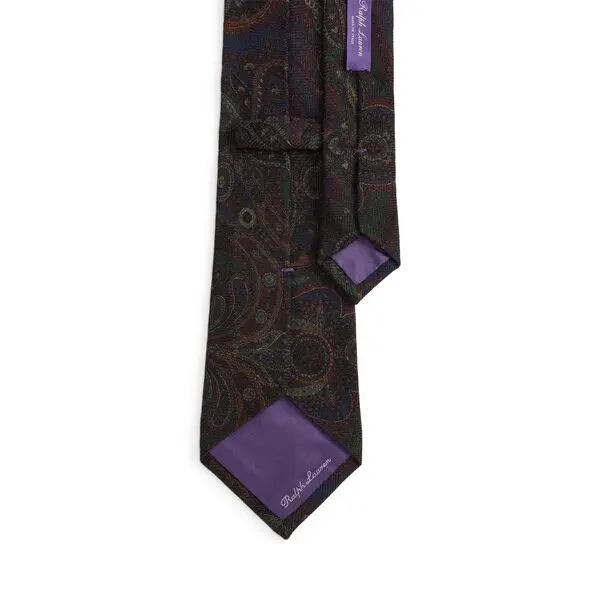 Ralph Lauren Paisley Wool-silk Tie