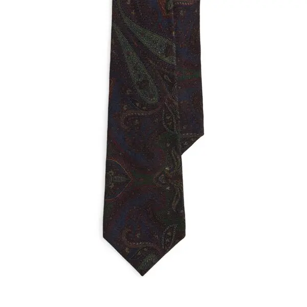 Ralph Lauren Paisley Wool-silk Tie