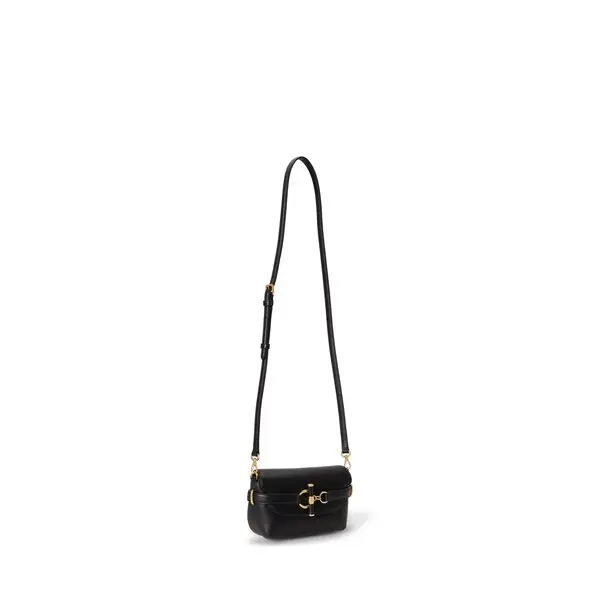 Ralph Lauren Leather Small Crossbody Bag - Black