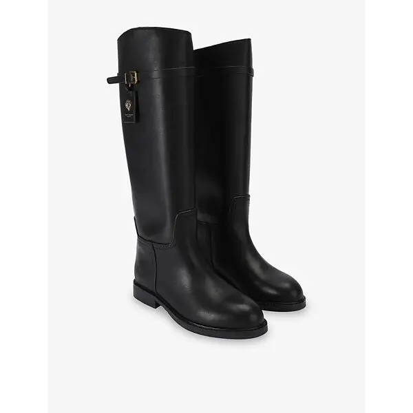 Kurt Geiger Sloane Riding Leather Knee-high Boots