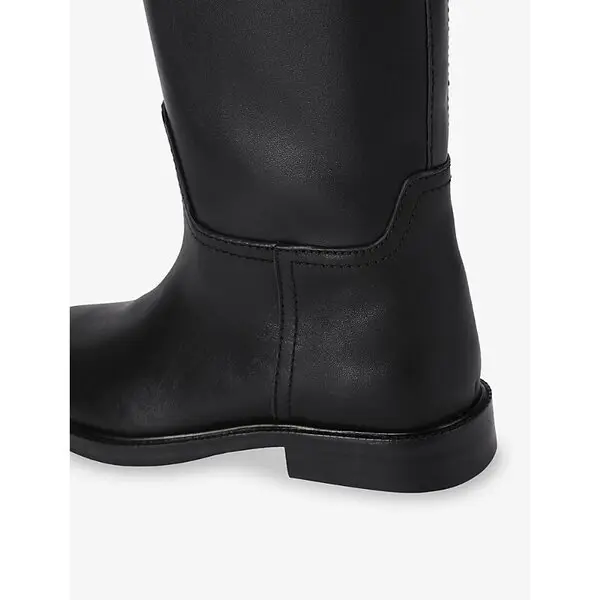 Kurt Geiger Sloane Riding Leather Knee-high Boots
