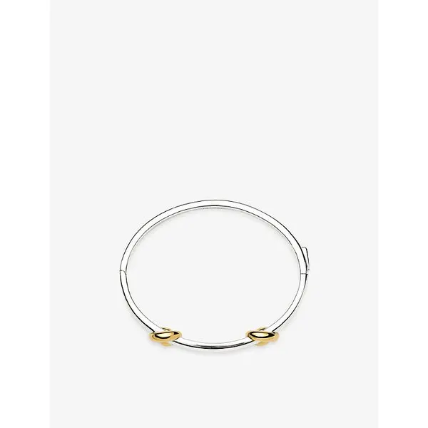MISSOMA Lucy Williams X Knot Silver And 18ct Yellow Gold-plated Bangle - Mixed