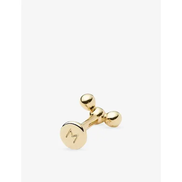 MISSOMA Trio 9ct Yellow Flat Back Stud Earring