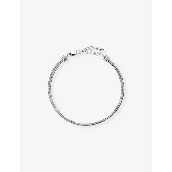 MISSOMA Thin Snake Platinum Pvd-plated Stainless Steel Chain Bracelet