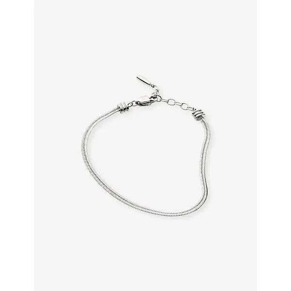 MISSOMA Thin Snake Platinum Pvd-plated Stainless Steel Chain Bracelet