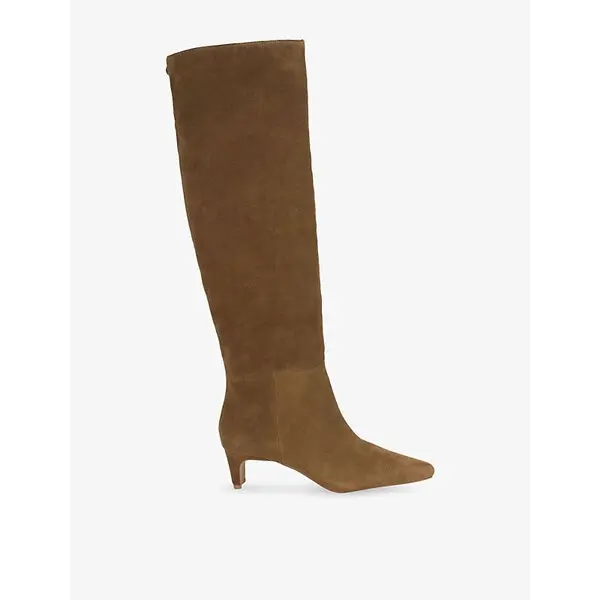 Kurt Geiger Ascot Suede Knee-high Boots