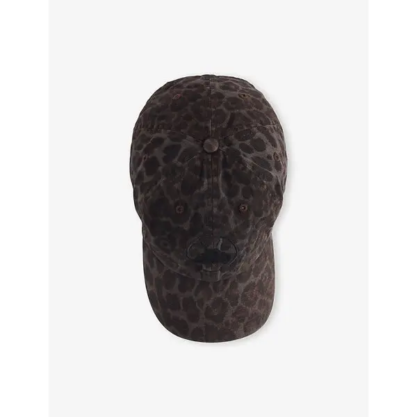 BASKETCASE Leopard-print Cotton Cap