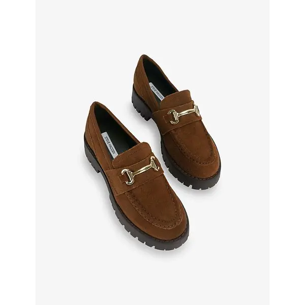 Steve Madden Lando Horsebit Leather Loafers