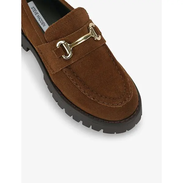 Steve Madden Lando Horsebit Leather Loafers