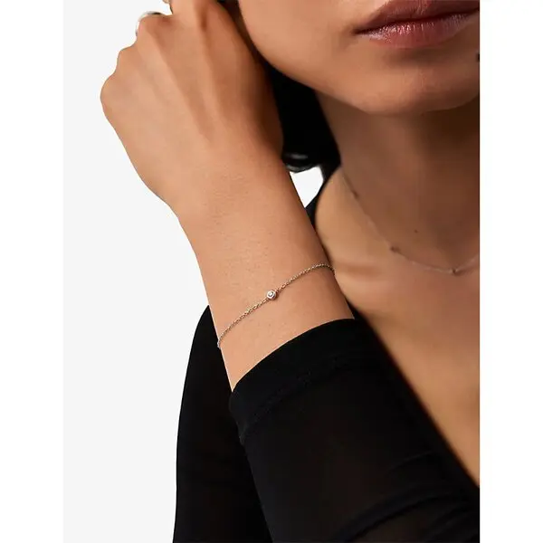 MISSOMA 14ct White Gold Diamond Bracelet