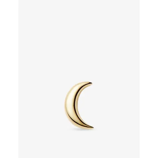 MISSOMA Moon 9ct Yellow Flat Back Stud Earring - Gold