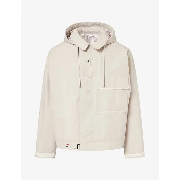 Thom Browne Mariner Hooded Canvas Jacket