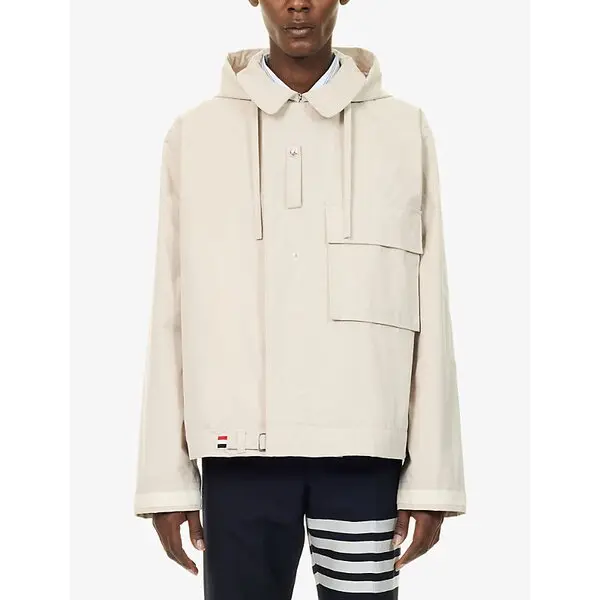 Thom Browne Mariner Hooded Canvas Jacket