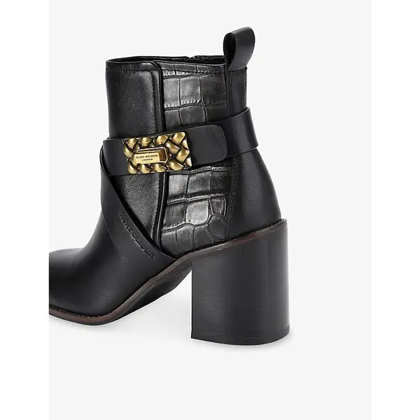 Kurt Geiger Marylebone Leather Ankle Boots