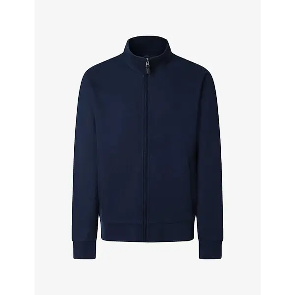 HACKETT Travel Zipped Cotton-blend Cardigan - Old Navy