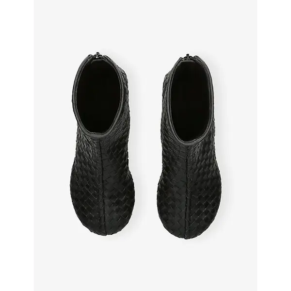 Bottega Veneta Cherry Kitten 40 Leather Ankle Boots