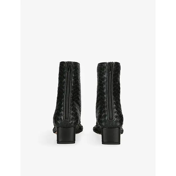 Bottega Veneta Cherry Kitten 40 Leather Ankle Boots