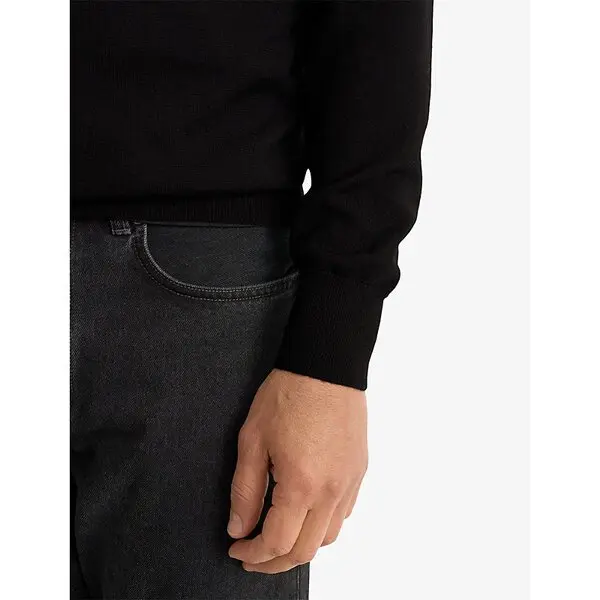 Eton Quarter Zip Knitted Merino-wool Jumper
