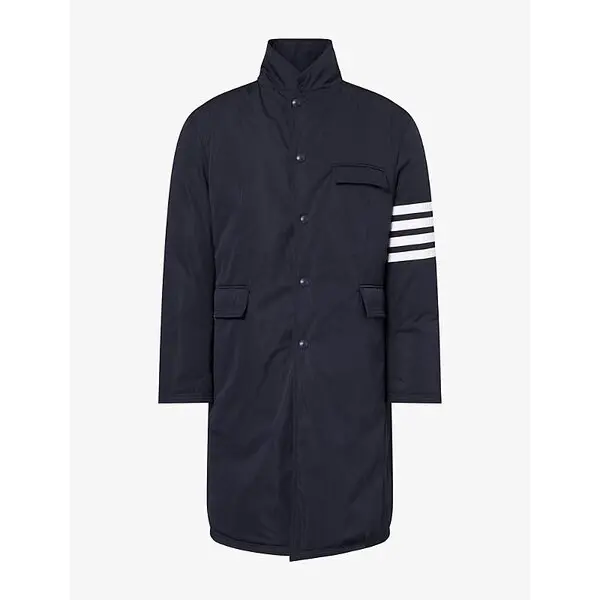 Thom Browne Brand-stripe Padded Down Coat