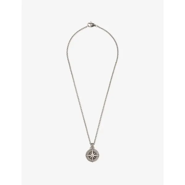 CLOCKS AND COLOURS North Star Stainless-steel Pendant Necklace - Silver