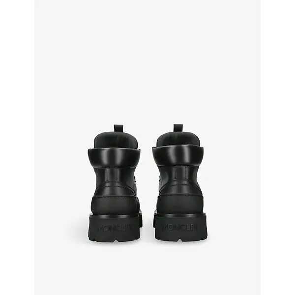 Moncler Peak Trek Leather Hiking Boots
