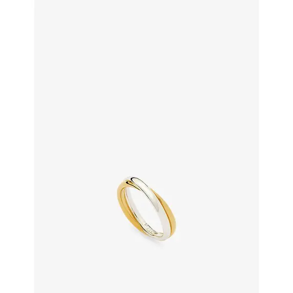 MISSOMA Lucy Williams X Entwine Silver And 18ct Yellow Gold-plated Ring - Mixed