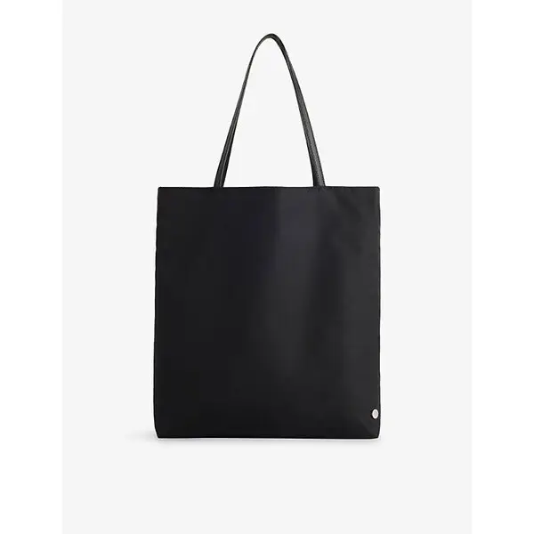 VALESQUE Thea Logo-plaque Woven Shoulder Bag