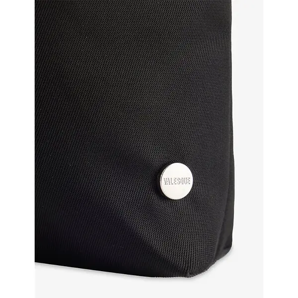 VALESQUE Thea Logo-plaque Woven Shoulder Bag