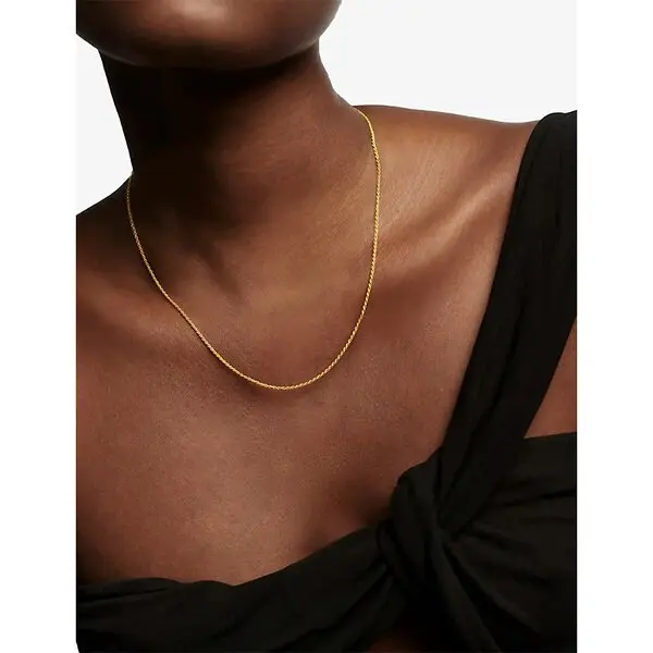 MISSOMA Rope Medium 18ct Yellow Vermeil Chain Necklace
