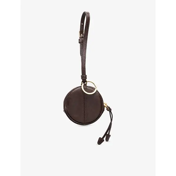 Prada Round Mini Leather Pouch