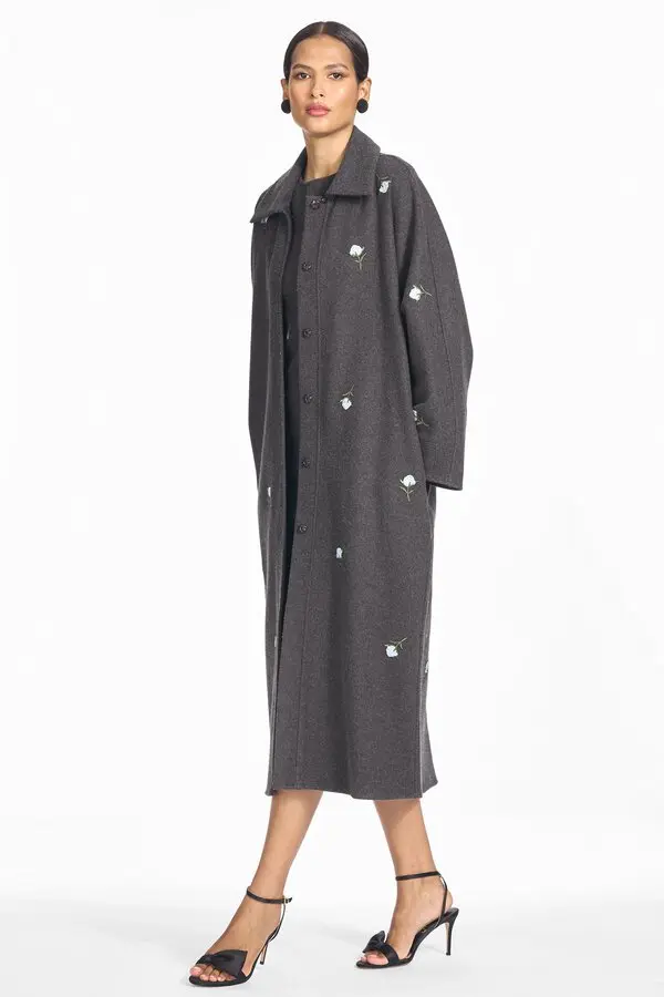 Sachin & Babi Embroidered Alessandra Coat