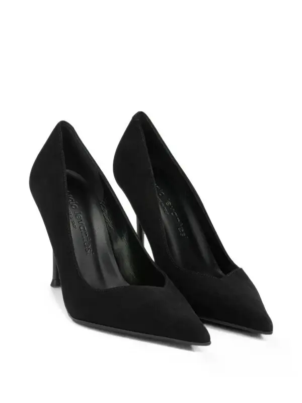 SERGIO LEVANTESI Pointed-toe Suede Pumps