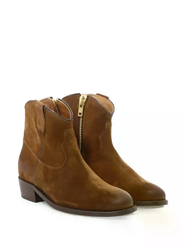 VIA ROMA 15 Suede Ankle Boots