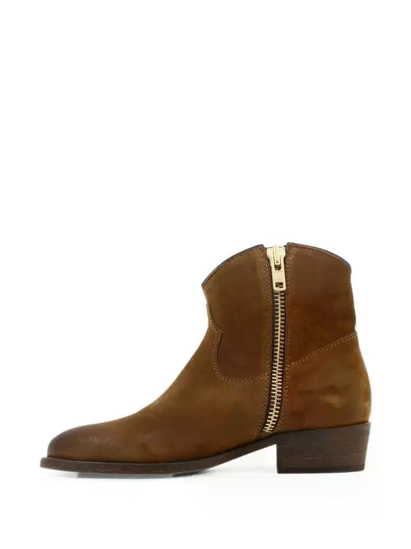 VIA ROMA 15 Suede Ankle Boots