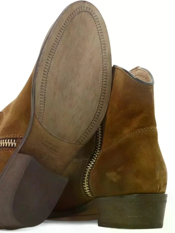 VIA ROMA 15 Suede Ankle Boots