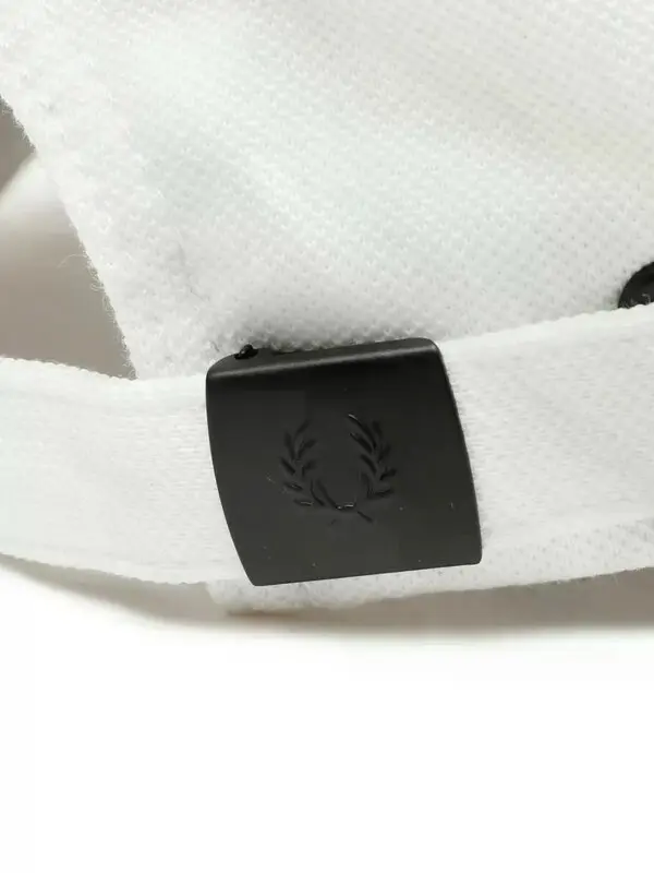 Fred Perry Piqué Baseball Cap - White