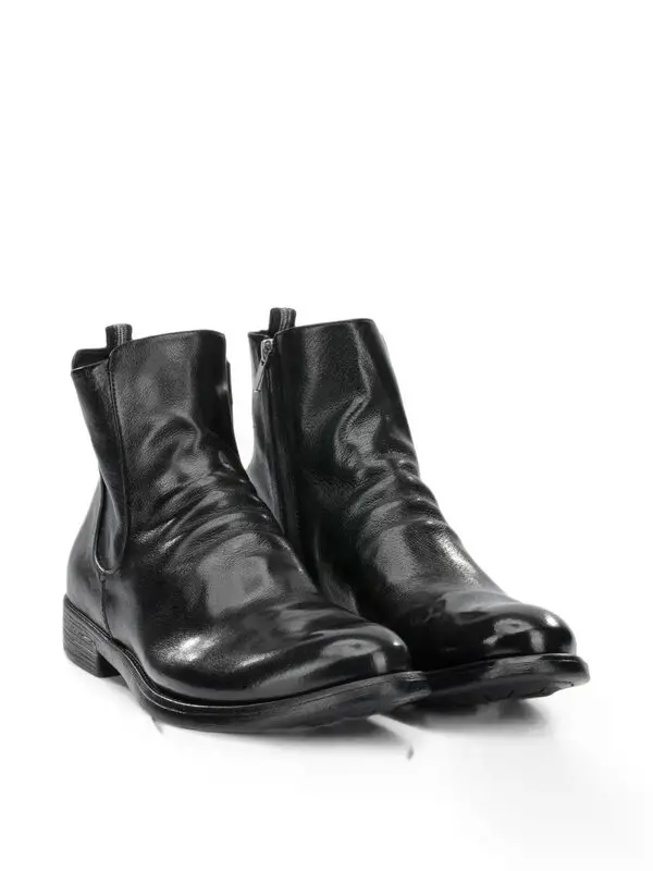 Officine Creative Hive 036 Side-zip Leather Boots