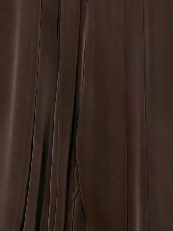 Viktor & Rolf Pleated Concealed-fastening Palazzo Pants