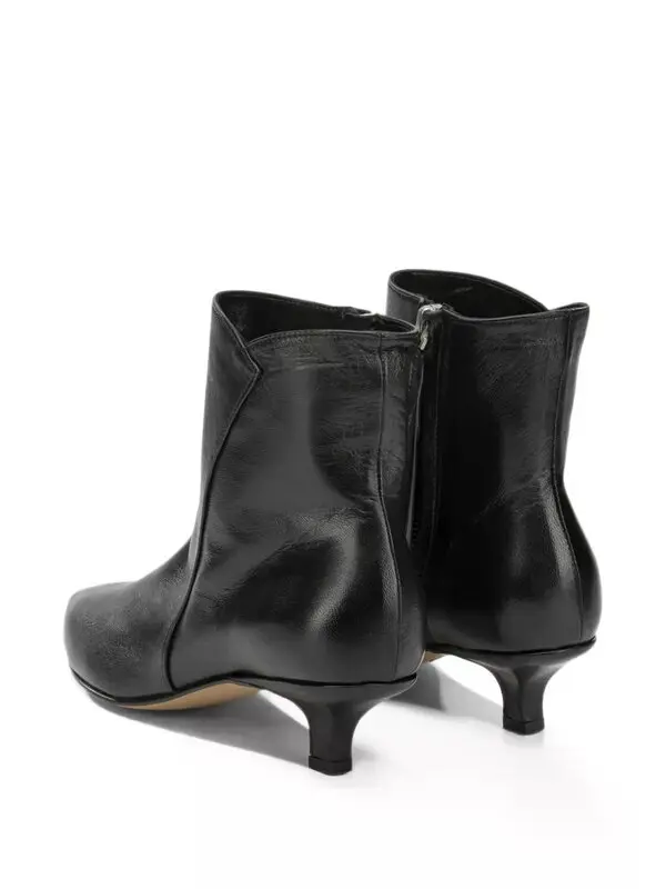 POMME D´OR Pointed-toe Leather Ankle Boots