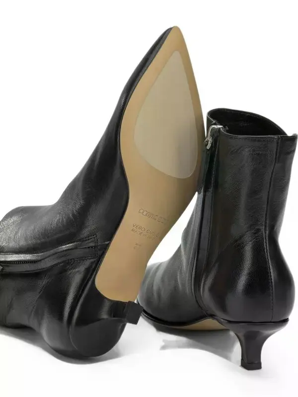 POMME D´OR Pointed-toe Leather Ankle Boots