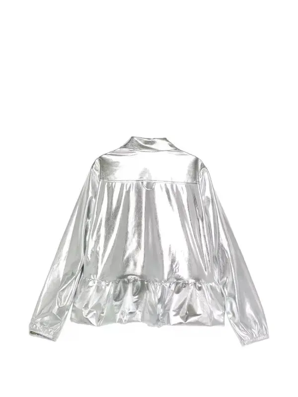 MELITTA BAUMEISTER Metallic Ruffled Shirt