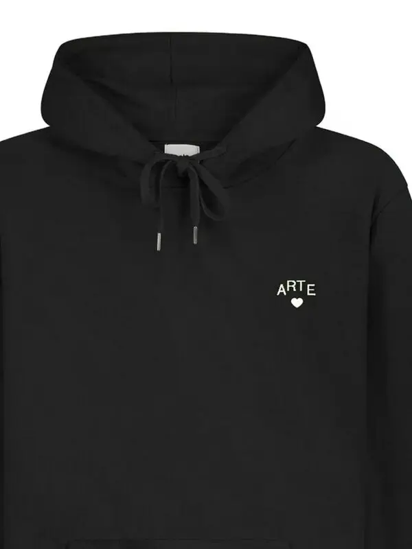 ARTE ANTWERP Logo-print Drawstring Hoodie