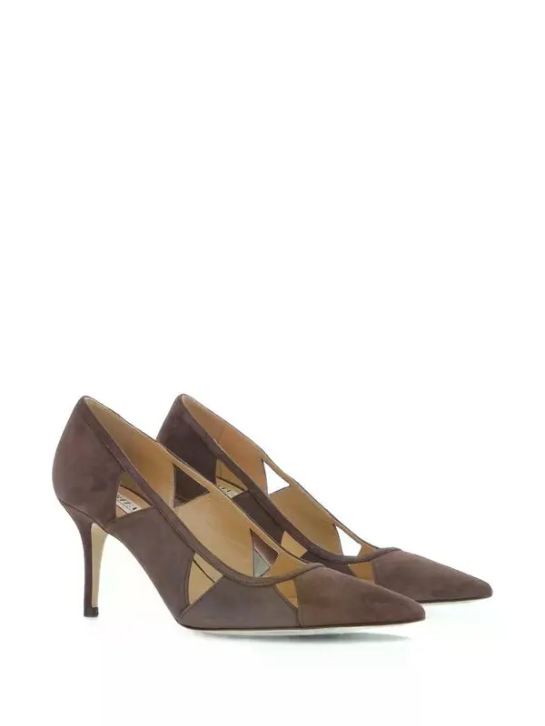ARTEANA Cut-out Suede Pumps