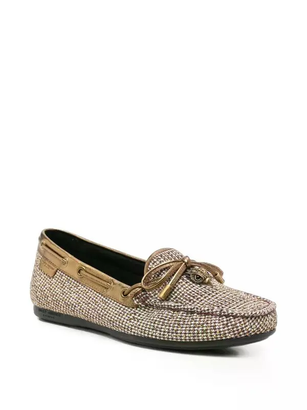 Kurt Geiger Eagle Houndstooth Loafers