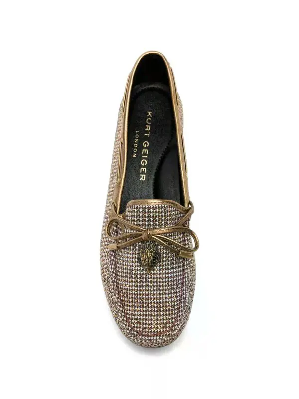 Kurt Geiger Eagle Houndstooth Loafers