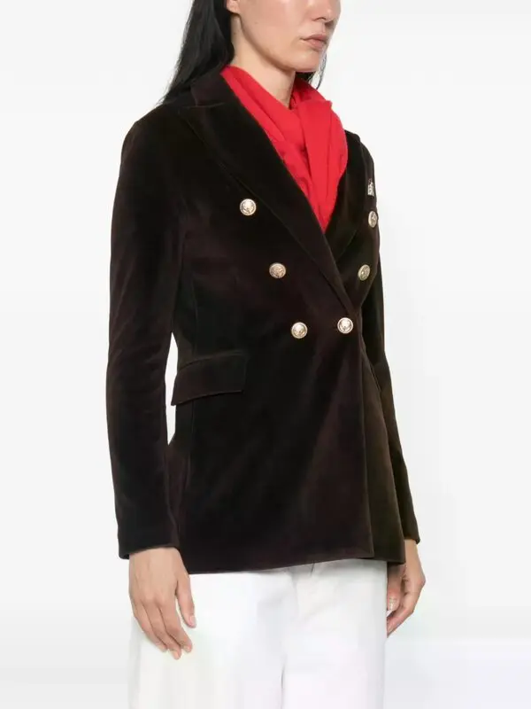 CIRCOLO 1901 Double-breasted Velvet Jacket