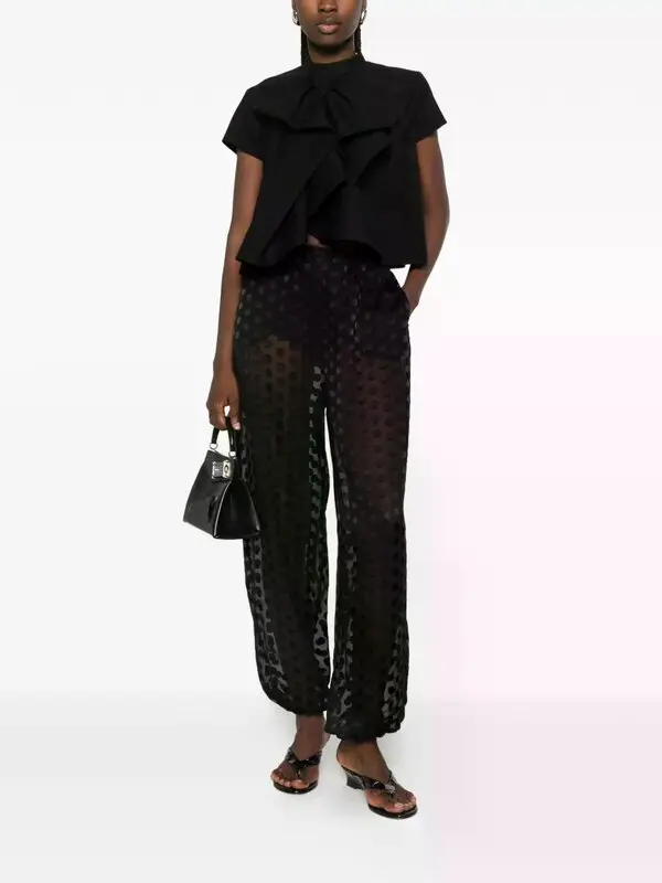 Viktor & Rolf Bow-detail Volant Blouse